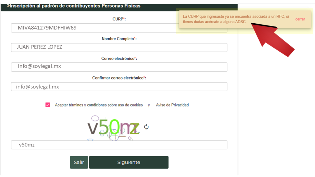 Cita SAT RFC persona Física | Requisitos y Cómo sacar cita